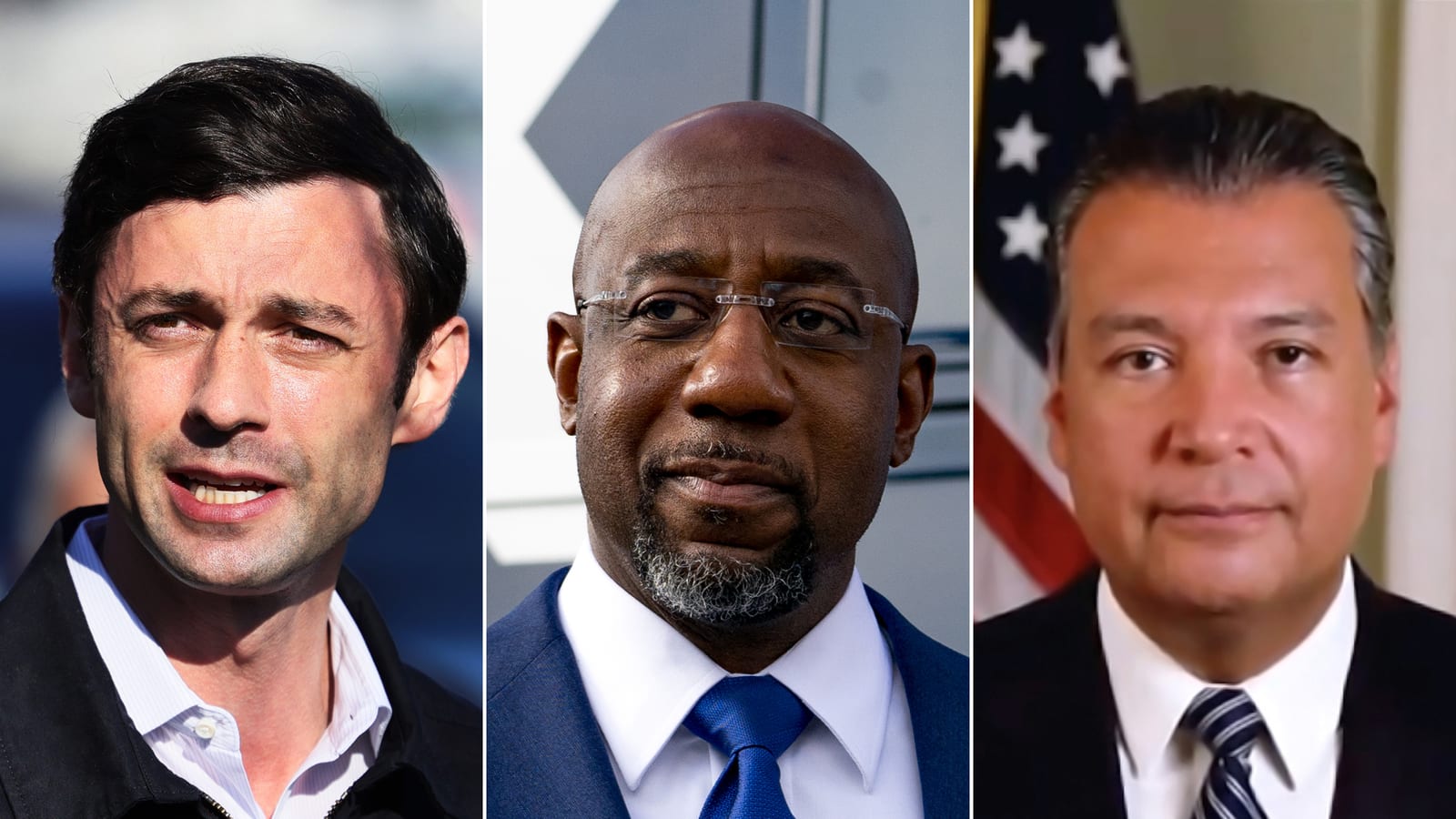 3 new Democratic senators sworn in, flipping control of the Senate ...