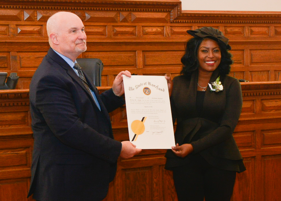 Erica Griswold Takes Oath in Historic Milestone as Anne Arundel ...