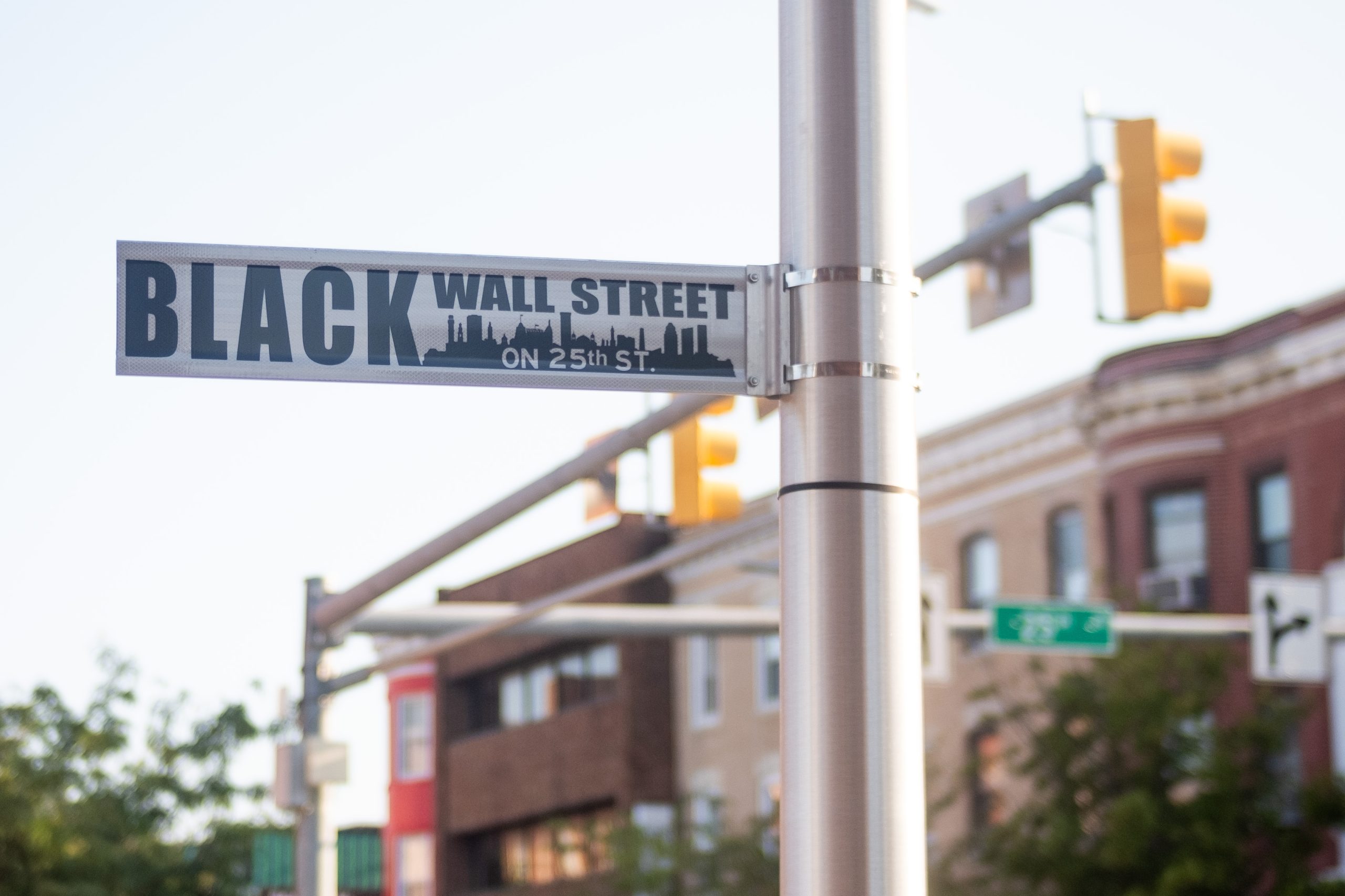 Black Wall Street on 25th Street Sign Unveiled at 25th & Charles ...