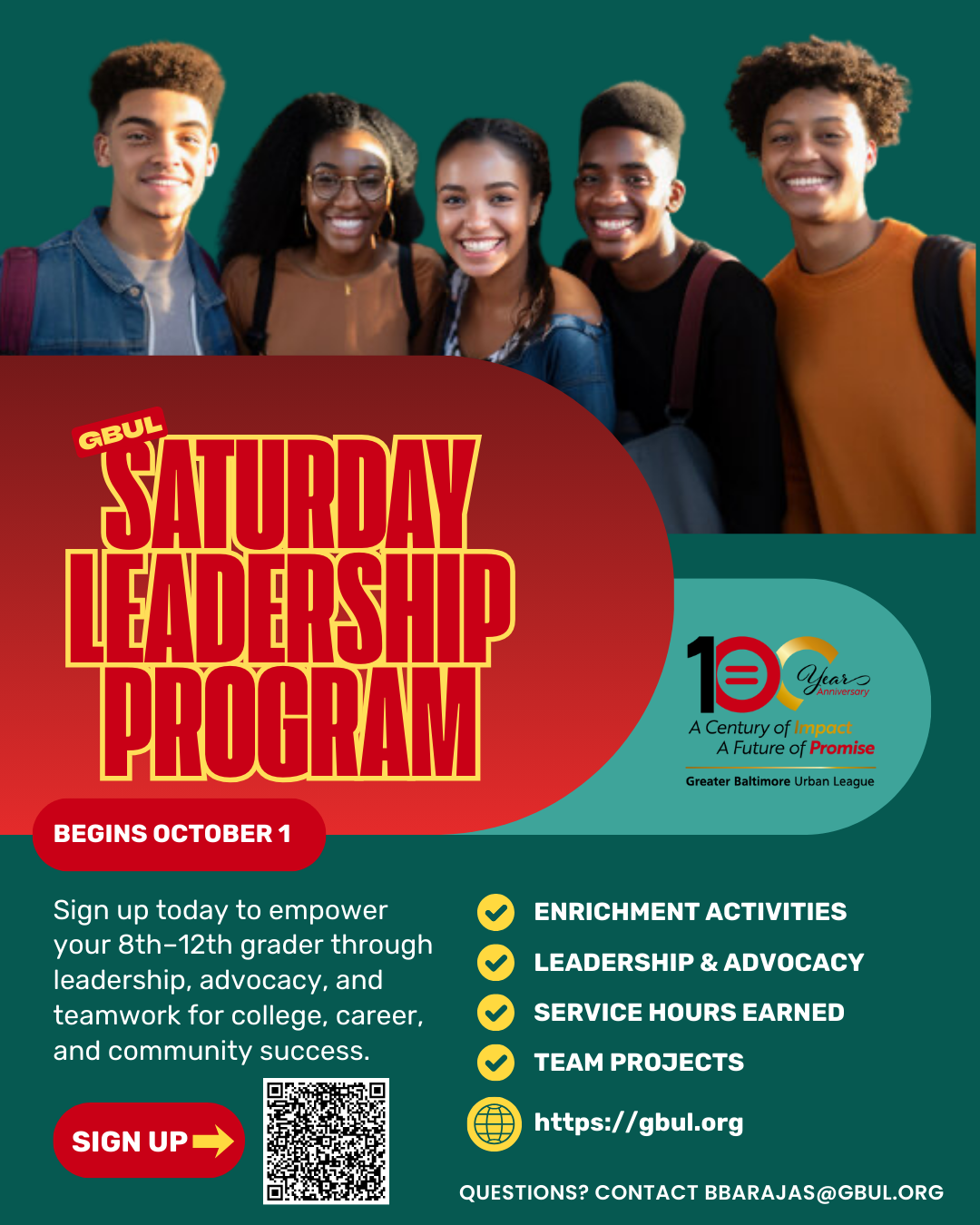 Greater Baltimore Urban League Relaunches Saturday Leadership Program ...