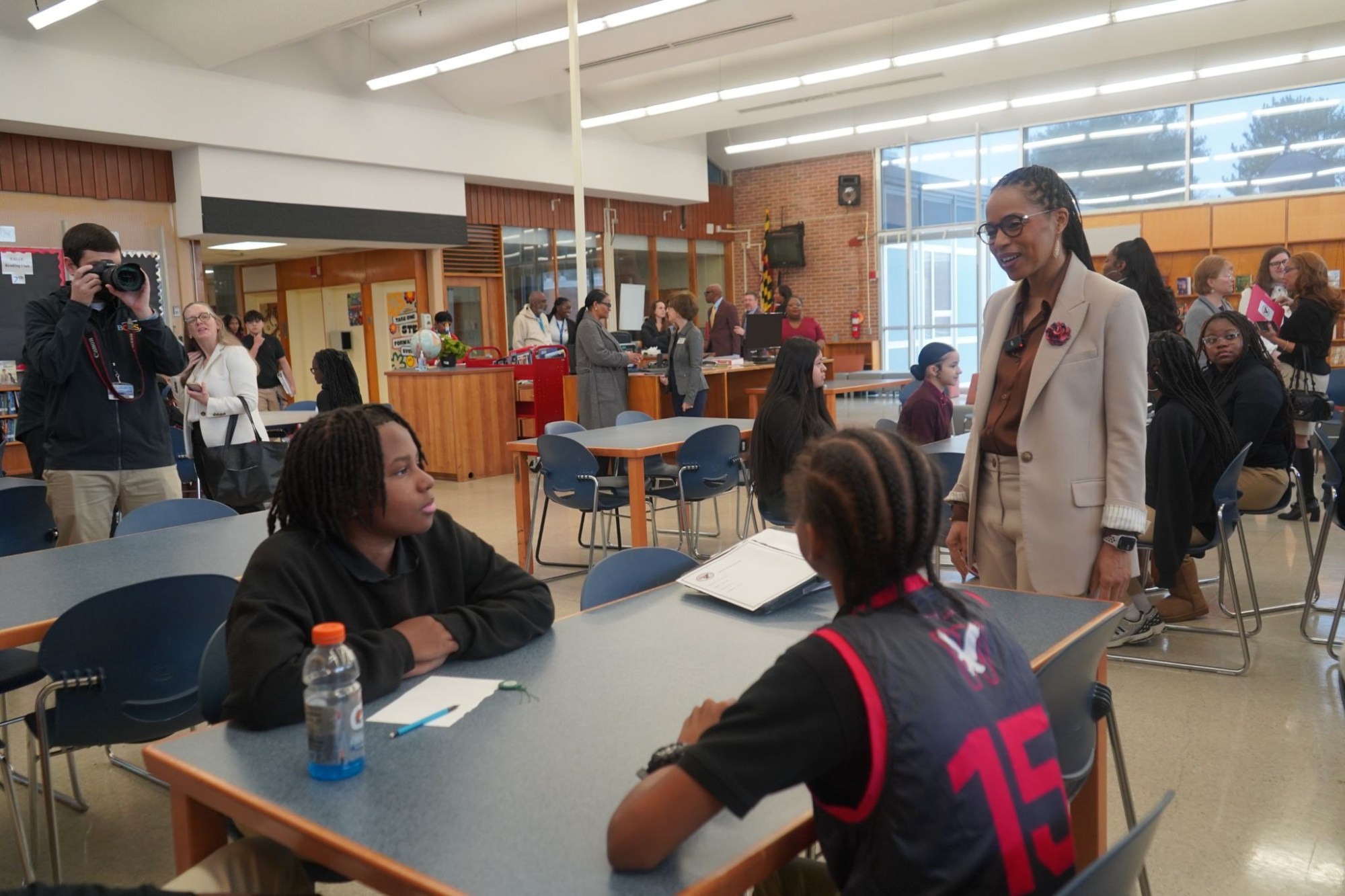 Senator Alsobrooks Visits Woodlawn Middle School, Engages Students and ...
